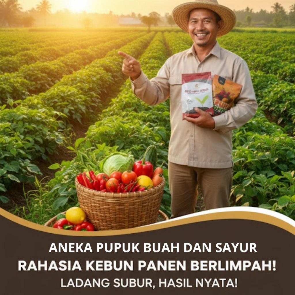 Jual Aneka Pupuk Dasar Buah Generatif & Vegetatif Penyubur Tanah ...