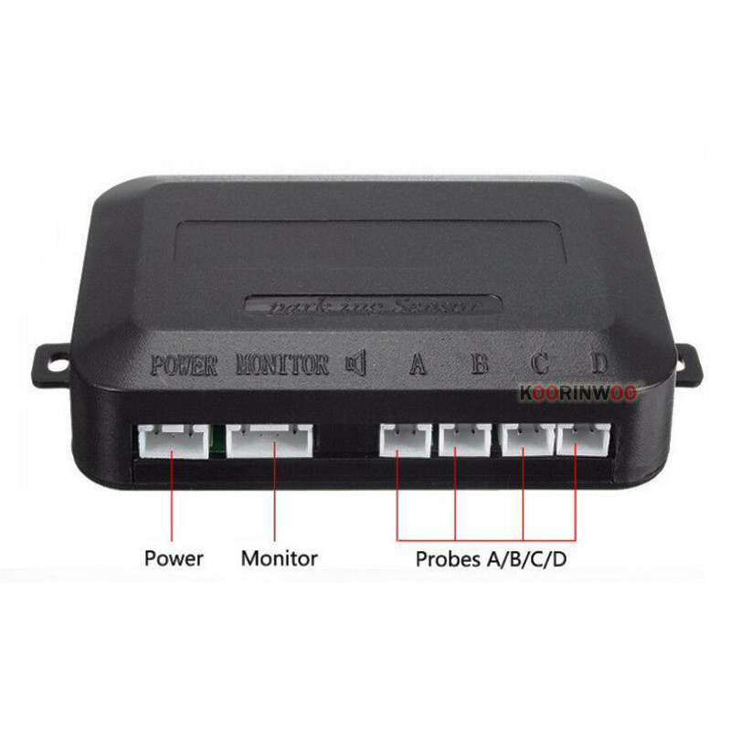 Jual Koorinwoo 4 Sensors Buzzer 22mm Car Parking Sensor Kit Reverse ...