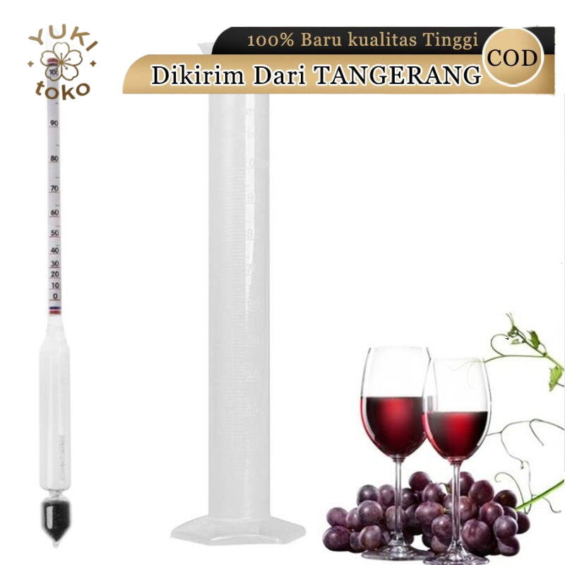 Jual Alkohol Tester Alkoholmeter Alcohol Meter Hydrometer Alat Ukur ...