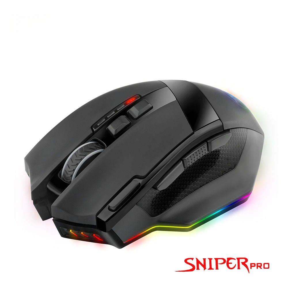 Jual SNIPER PRO M801P RGB USB 2.4G Wireless Gaming Mouse 16400DPI gamer ...