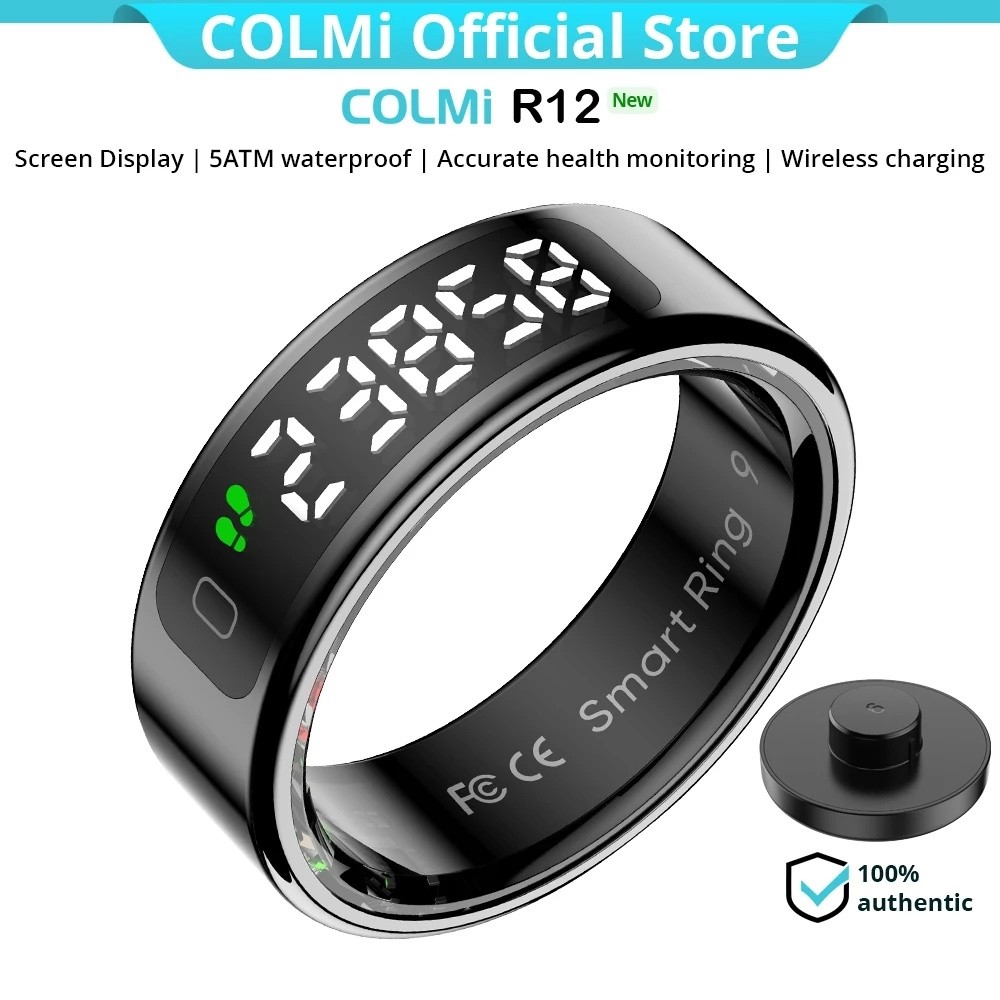 Jual COLMI smart ring R12 LED Screen Display Tasbih counter Accurate ...