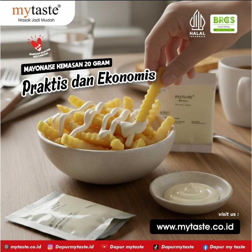 Jual My Taste Mayo Mayonaise Sachet 20 gram Kemasan Praktis Catering ...