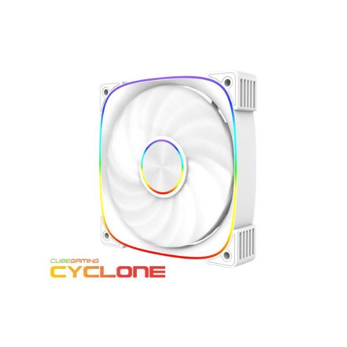 Jual CUBE GAMING CYCLONE PWM ARGB 120mm Fan Case - ARGB Lighting Effect ...