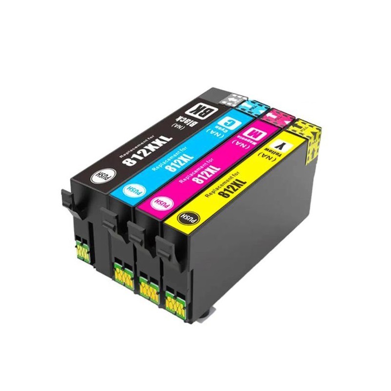 Jual T812XL 812XL 812 T812 Compatible ink cartridge for Epson WorkForce ...