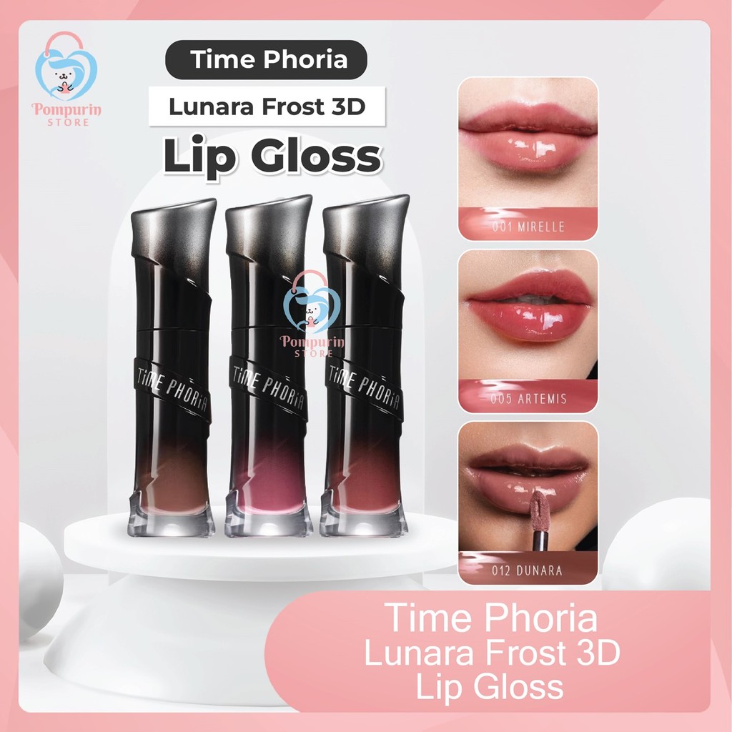 Jual Time Phoria Lunara Frost 3D Lip Gloss 4ml - Timephoria Lipstick ...