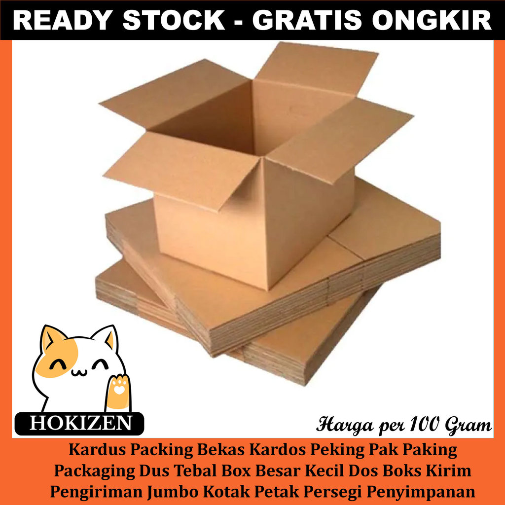 Jual Kardus Packing Tebal Bekas Dus Box Besar Kecil Kardos Peking Pak ...
