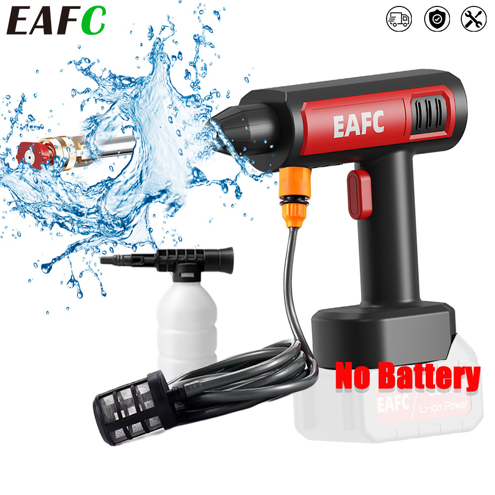 Jual EAFC Wireless High Pressure Washer Car Water Gun 60Bar Spray ...