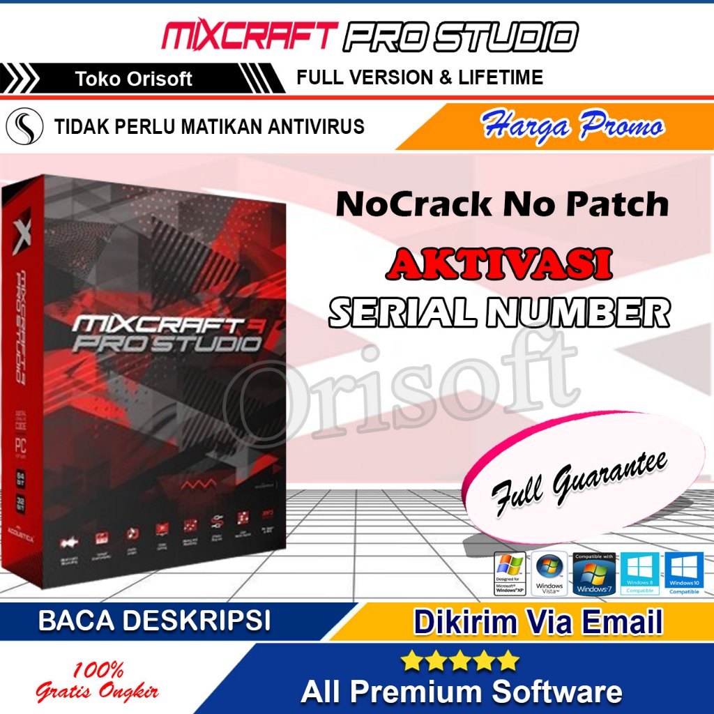 Jual License Acoustica Mixcraft 9 Studio PRO Lifetime Full Version ...