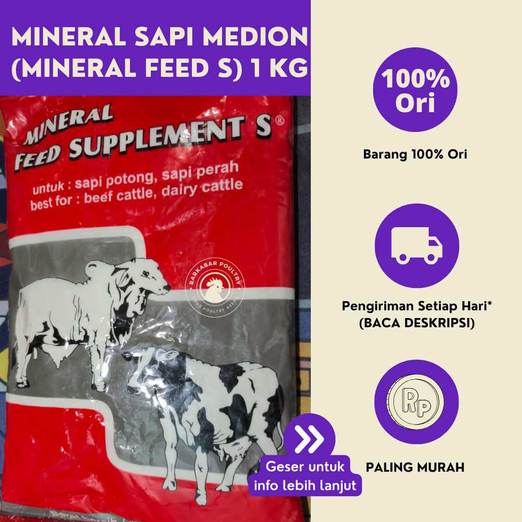 Jual Mineral Sapi Medion 1 Kg (Penggemuk Sapi) | Shopee Indonesia