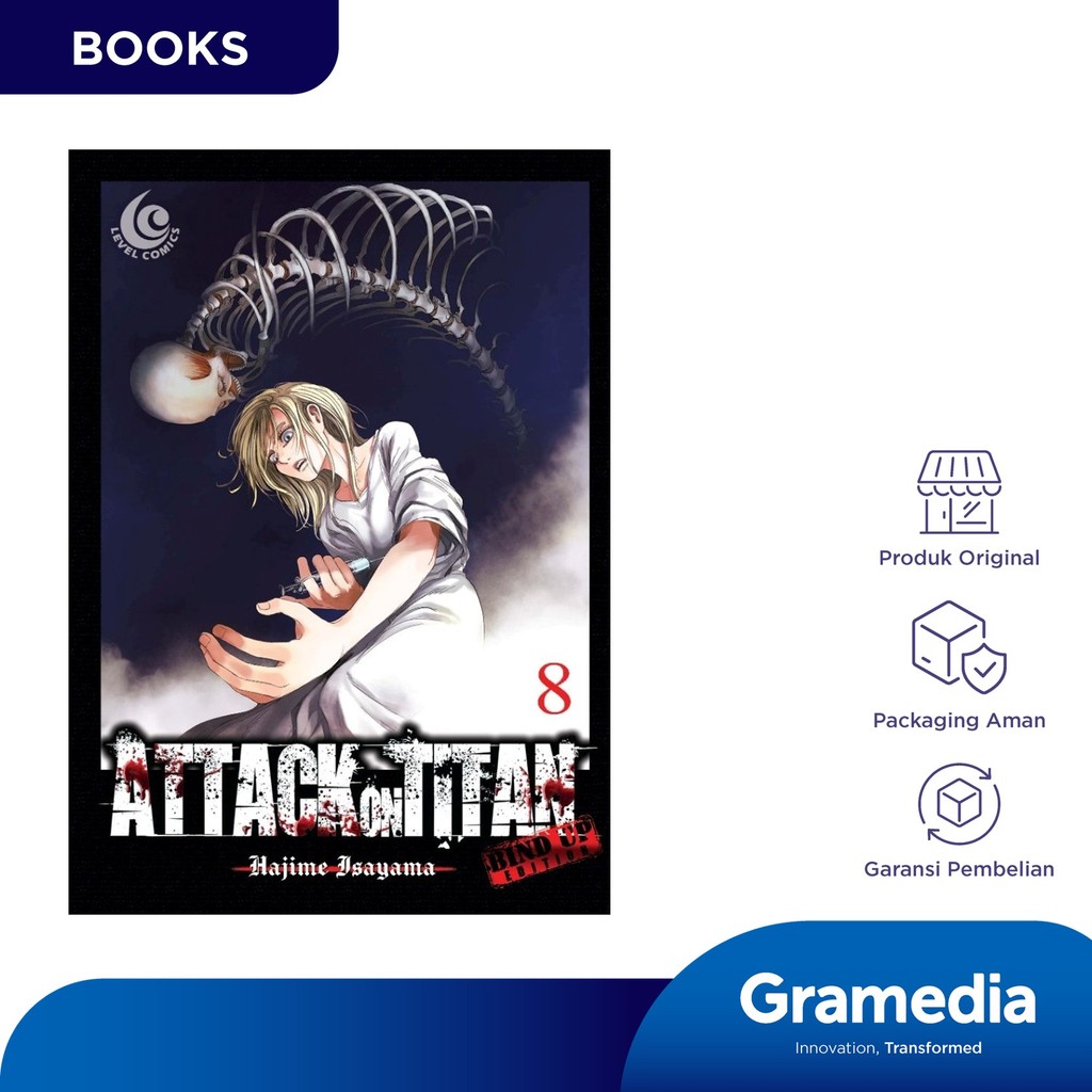 Jual Level Comic: Attack on Titan Bind Up Edition 08 (Hajime Isayama ...