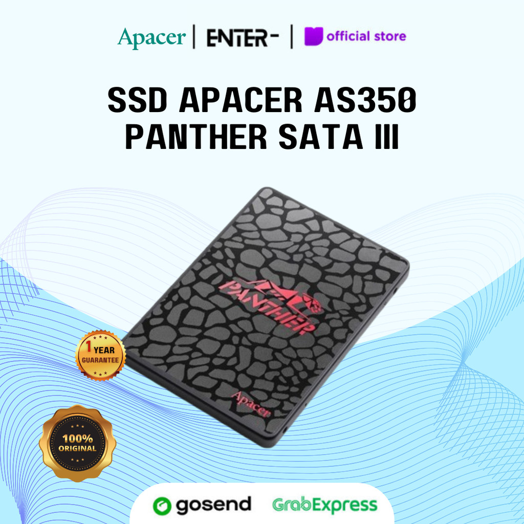Jual SSD Apacer AS350 Panther 128GB 256GB 512GB SATA III | Shopee Indonesia