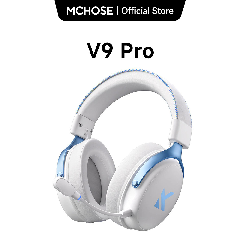 Jual MCHOSE V9 Pro Wireless Gaming Headset Surround Sound Headphones ...
