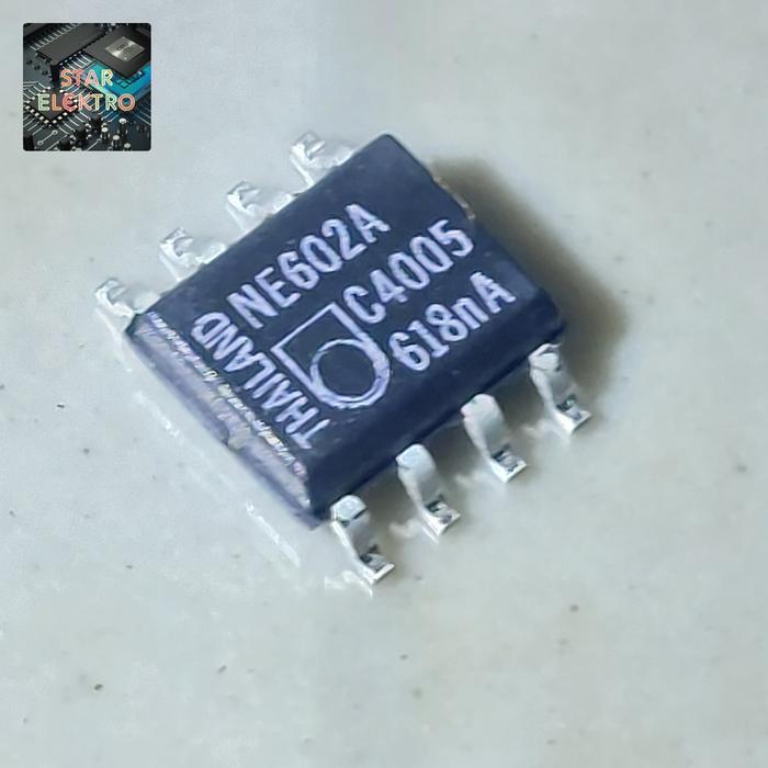 Jual NE602A Sop-8 SMD NE602 NE 602 602A IC Double Balance Mixer Oscillator Low Power VHF TERBAIK ...