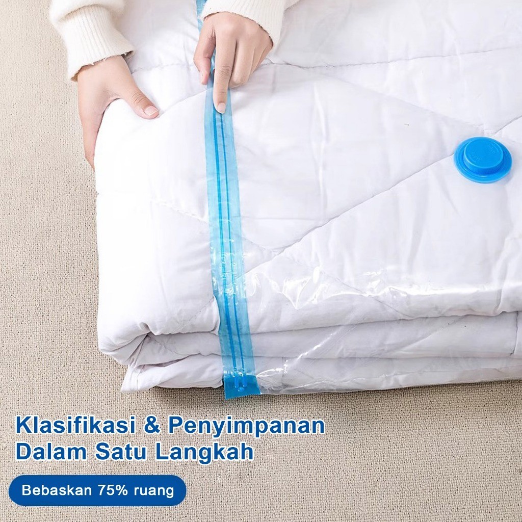Jual Kantong Plastik Kompresi Travel / Kantong Plastik Press Travel ...