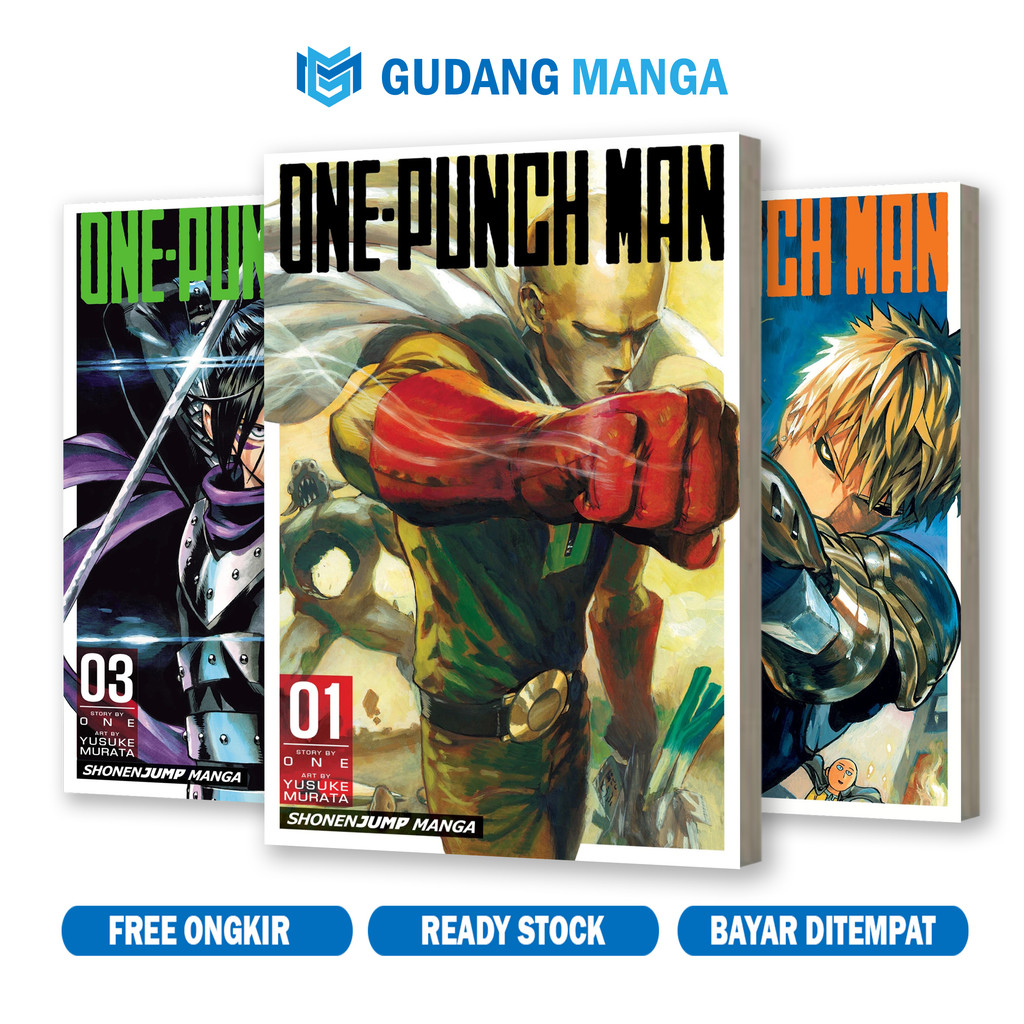 Jual Komik Manga One Punch-Man Vol. 1-26 by Murata Yuusuke Bahasa ...