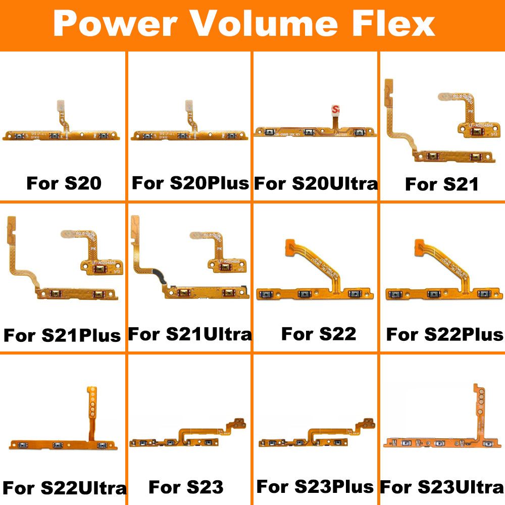 Jual 1pcs Power Volume Button Flex Cable for Samsung S20 S21 S22 S23 ...