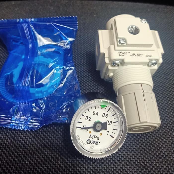 Jual air regulator kompresor pneumatic SMC type AR25-02BG-B 1/4"inch ...