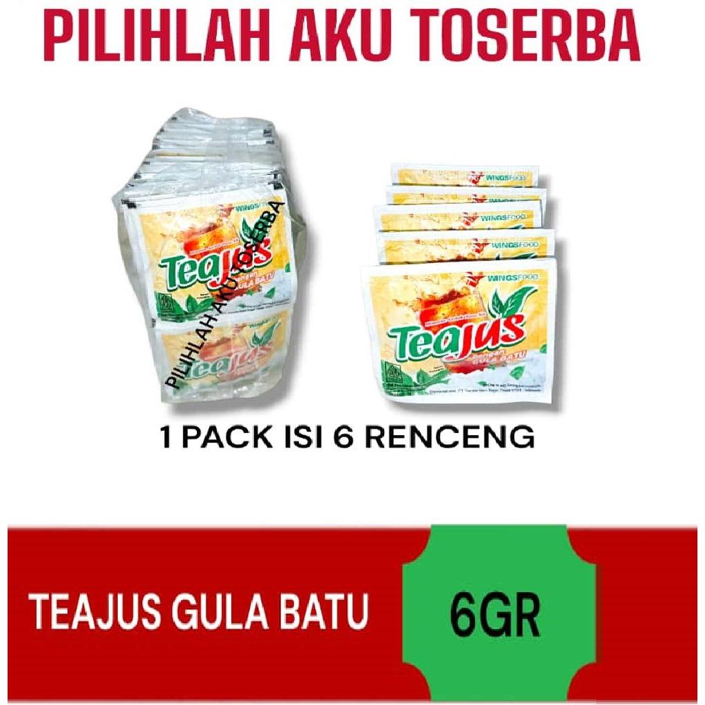 Jual Tea jus Rasa Gula Batu Kemasan Renceng - ( HARGA 1 PACK ) | Shopee ...