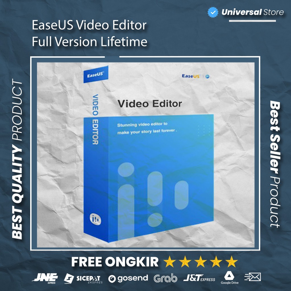 Jual Program Ease Us EaseUs Video Editor Full Version Lifetime Premium ...
