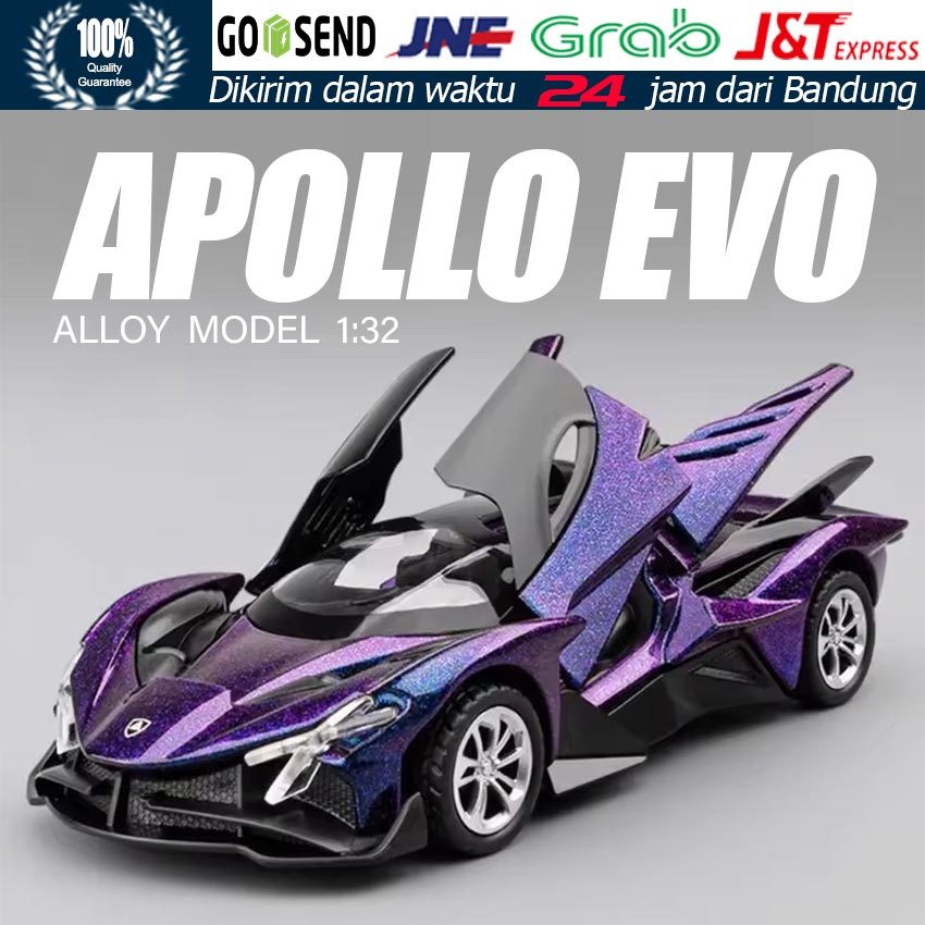 Jual Diecast Mobil Apollo EVO Skala 1:36 / Model Mobil Alloy Pull Back ...