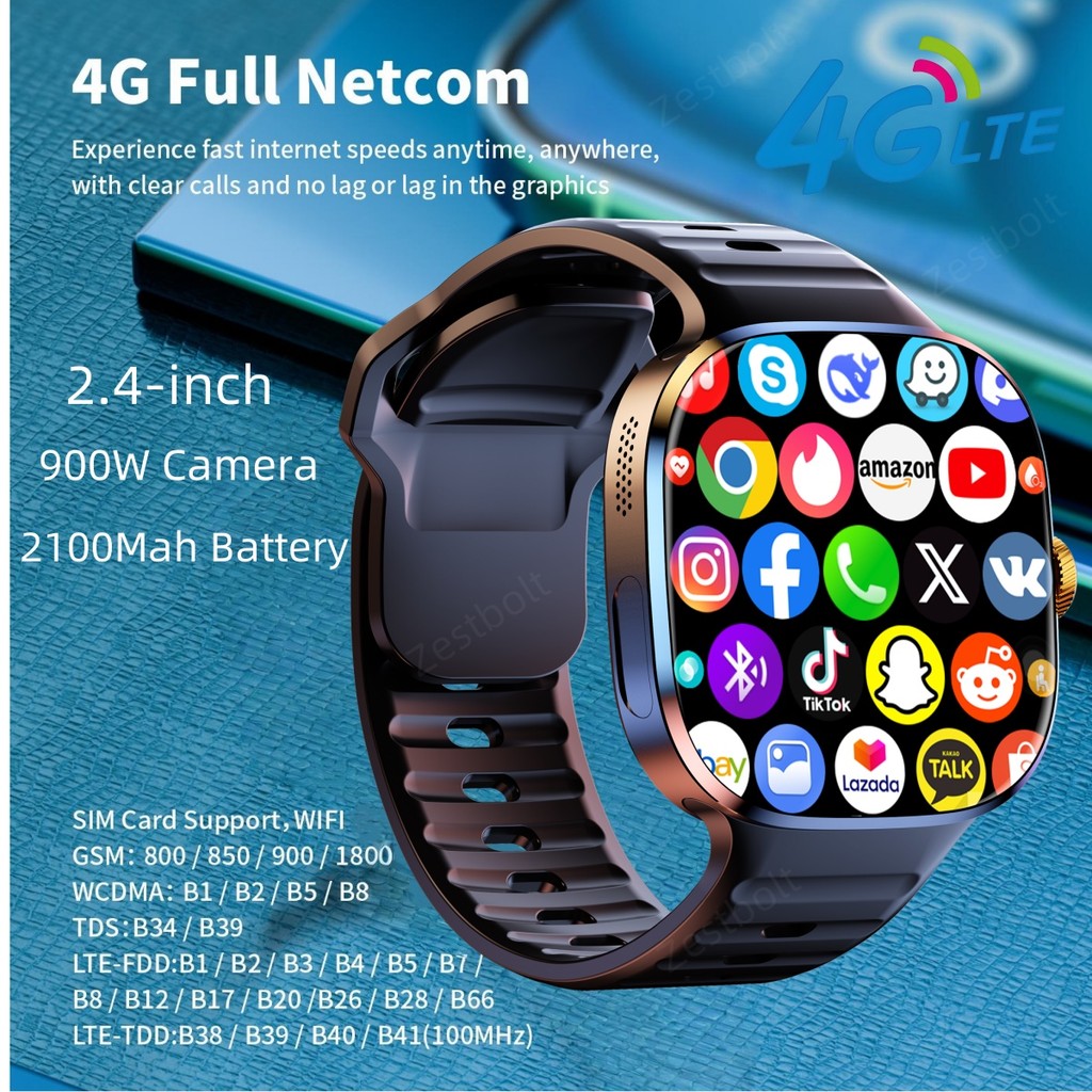 Jual 5G Celluler Version Smartwatch M99 Android Smart Watch With 190 ...