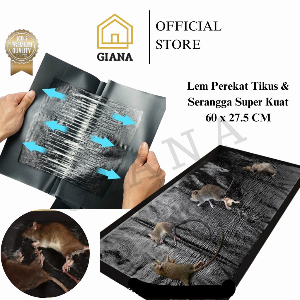 Jual GIA Lem Tikus Super Lengket Magic Karpet Lem Tikus Jumbo Perangkap ...