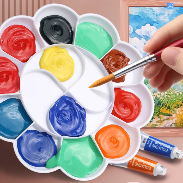 Jual PALETTE CAT AIR BENTUK BUNGA UNTUK SEKOLAH / PALETTE CAT AIR DAN ...