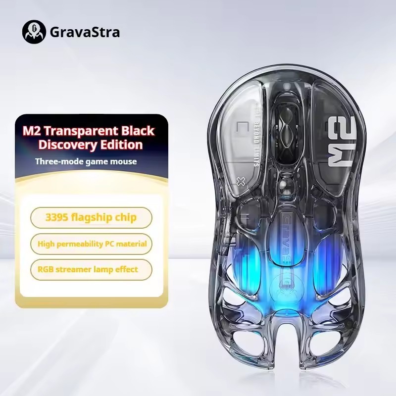 Jual GravaStar M1 M2 Wireless Magnesium Alloy Gaming mouse PAW3395 4K ...