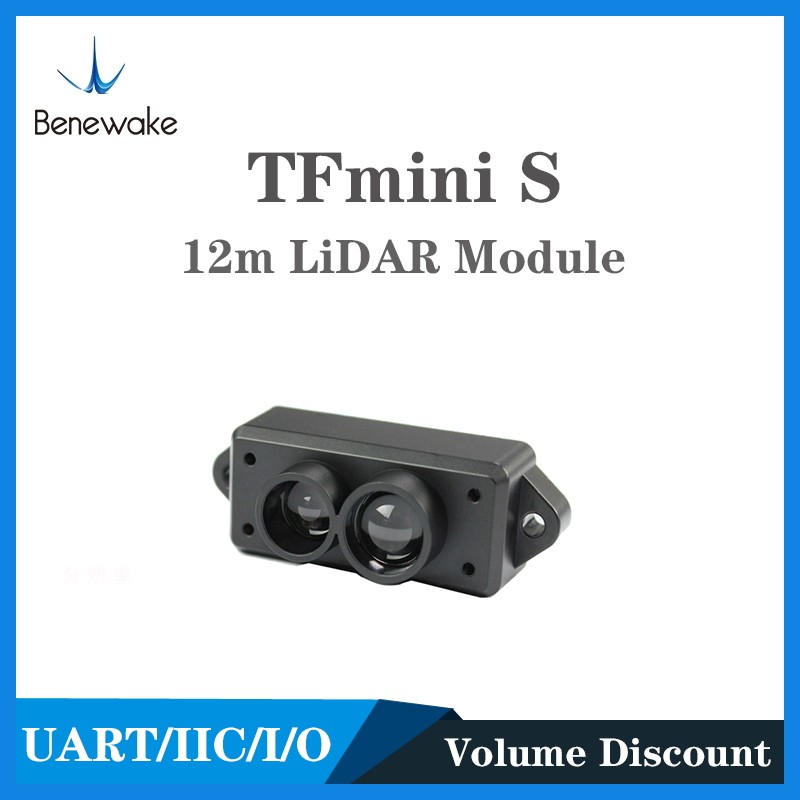 Jual 0.1-12m TFmini-S Lidar Range Finder Sensor Module TOF Single Point Micro Ranging for ...