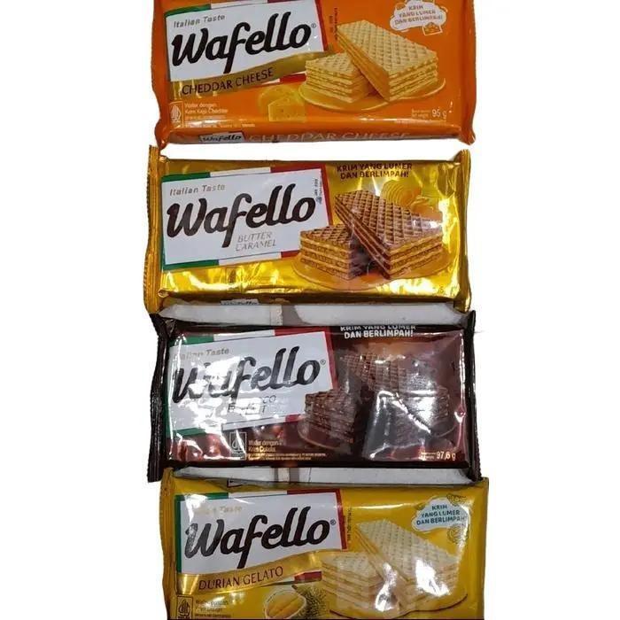 Jual Roma Wafello Wafer Lapis Krim 95gr Rasa Coklat / Cheddar Cheese ...