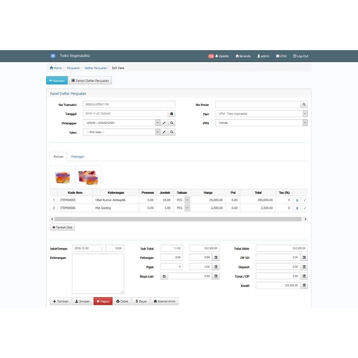 Jual Program IPOS WEB BASED (KETOKO) UNLIMITED OMSET SILVER | Shopee ...