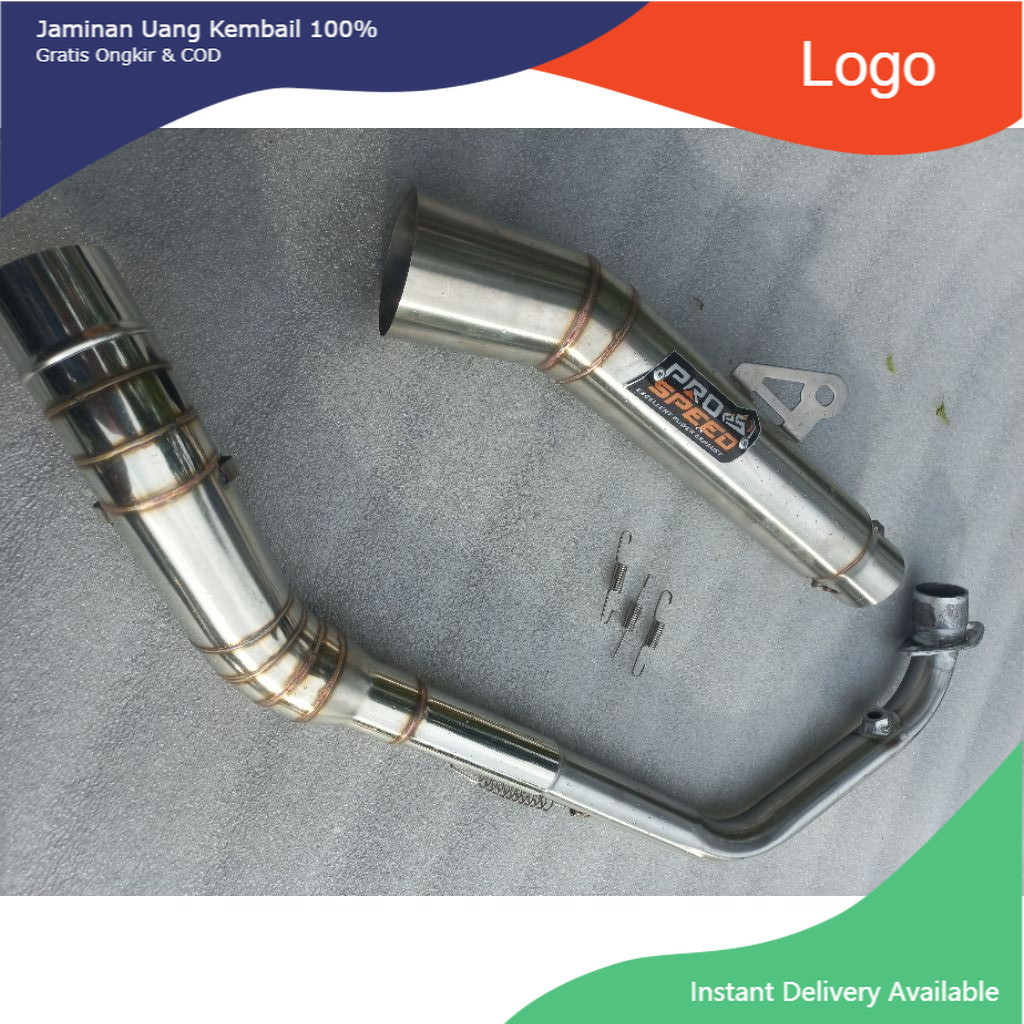 Jual Ekzos 1set super open pipe Prospeed exhaust pipe Muffler open tmx ...