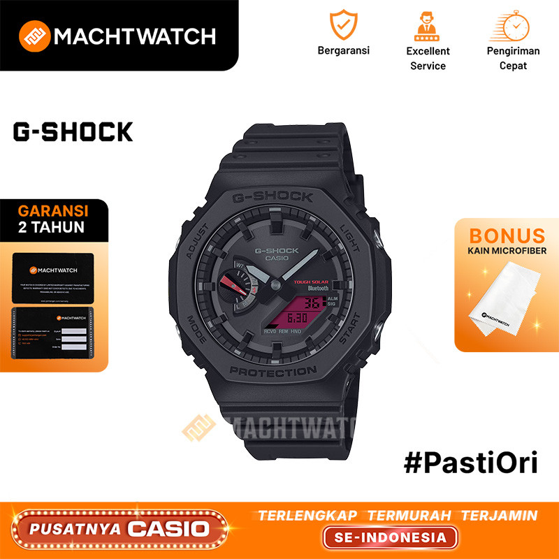 Jual Jam Tangan Pria Casio G-Shock GA-B2100BBR-1ADR Black and Bold Red ...