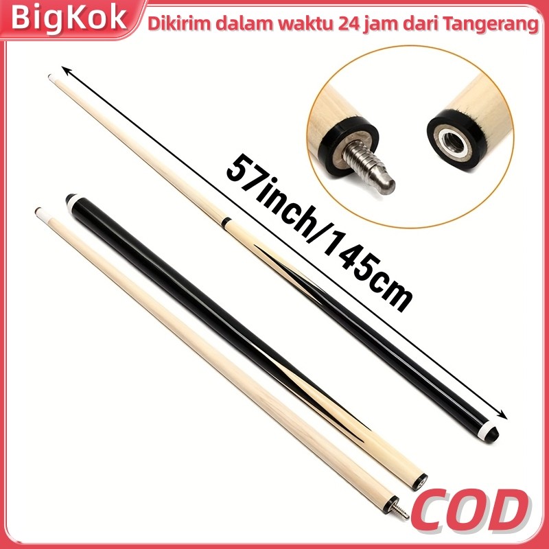 Jual Stik Biliar 145cm Stick Billiard Sambung 2 Murah Tip12,5mm Amerika ...