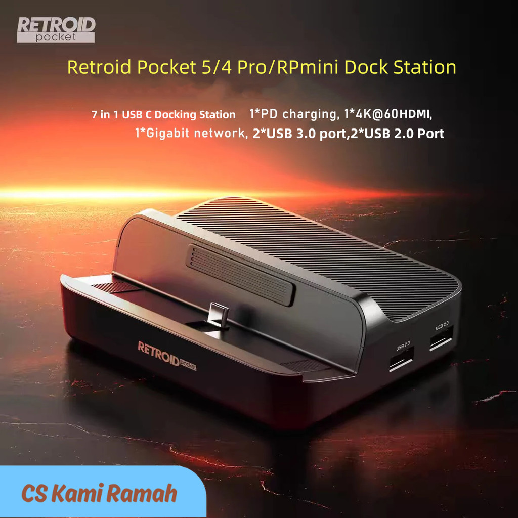 Jual TBT Offical Retroid Pocket 5 Dock Station For Retroid Pocket 4 Pro ...