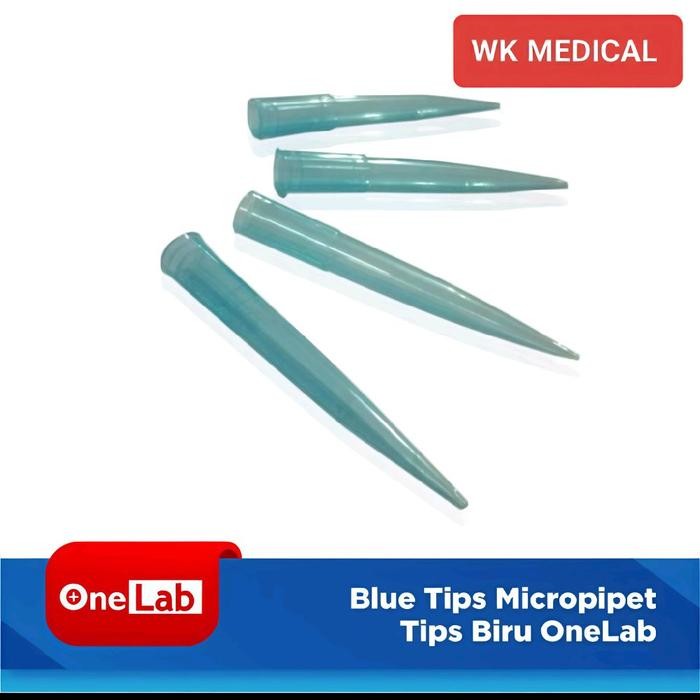 Jual Mikropipet blue tip micropipette tips universal max vol. 1000mcl ...