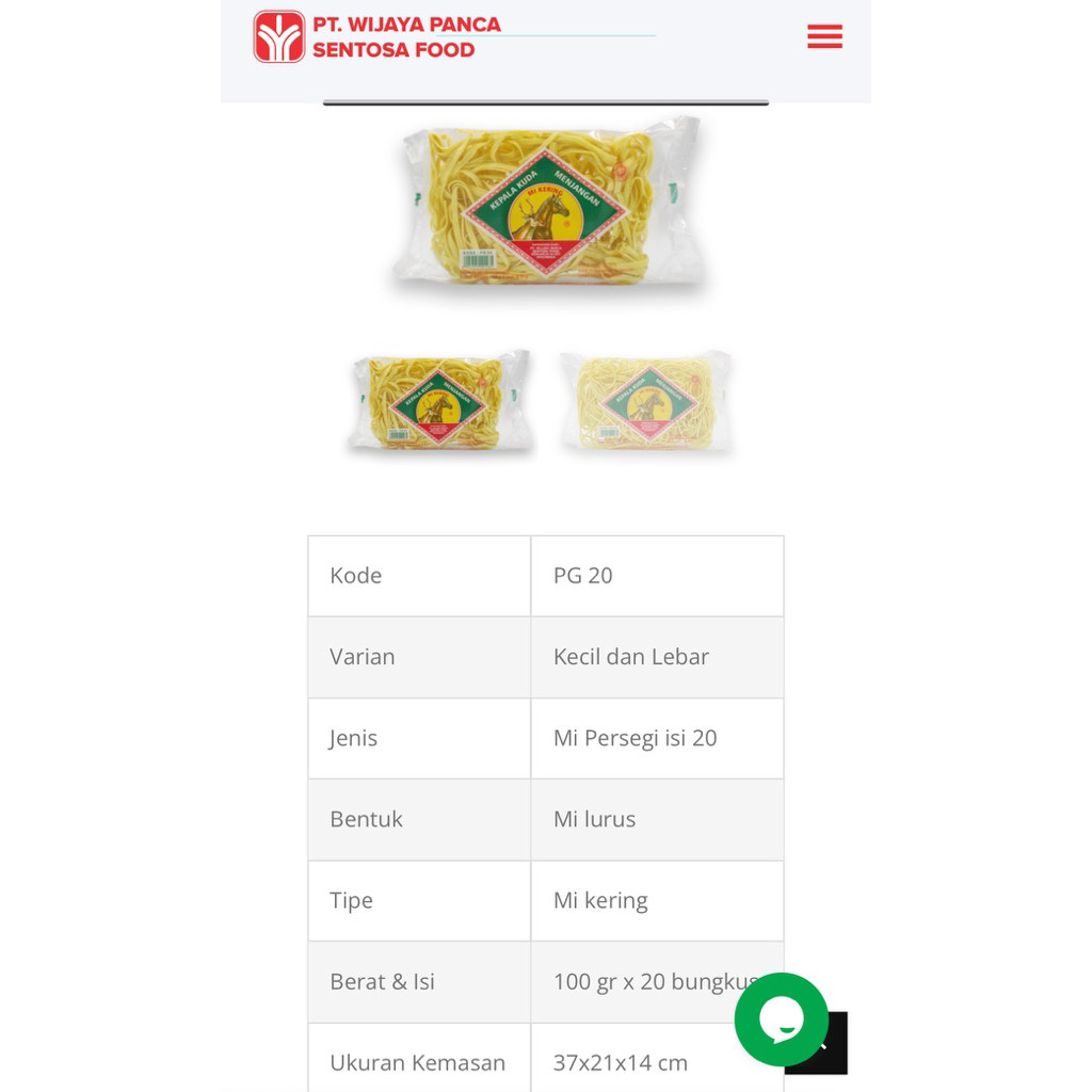 Jual Mie Kepala Kuda Menjangan / Mie Kering Kuning Pipih | Shopee Indonesia