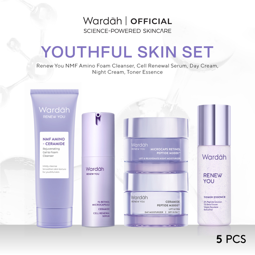 Jual WARDAH Paket 5 pcs - Paket Skincare Solusi Masalah Kulit - Face ...