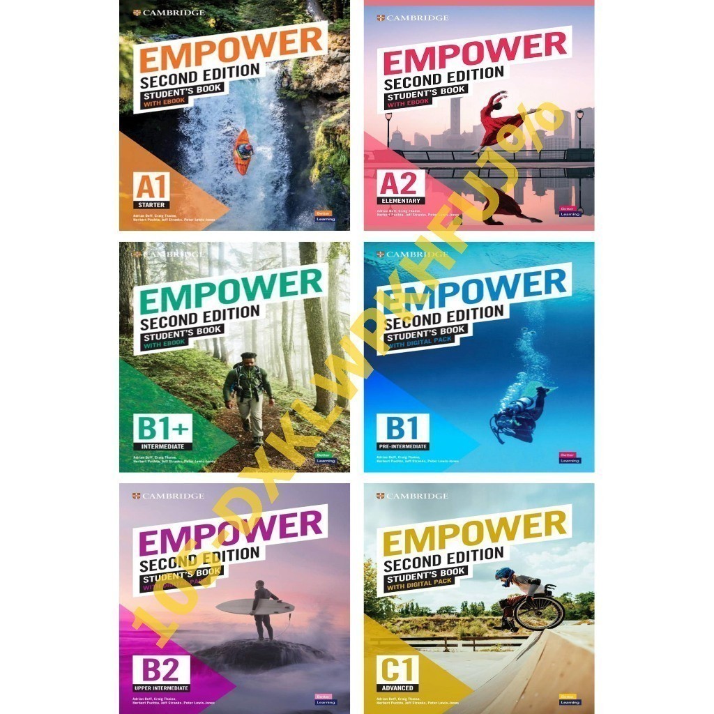 Jual Book Second Edition / Empower Student Book A1 Starter - A2 ...