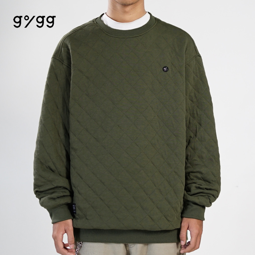 Jual Gigg - Sander - Crewneck Pria - Sweater Crewneck Hitam Olive Pria ...