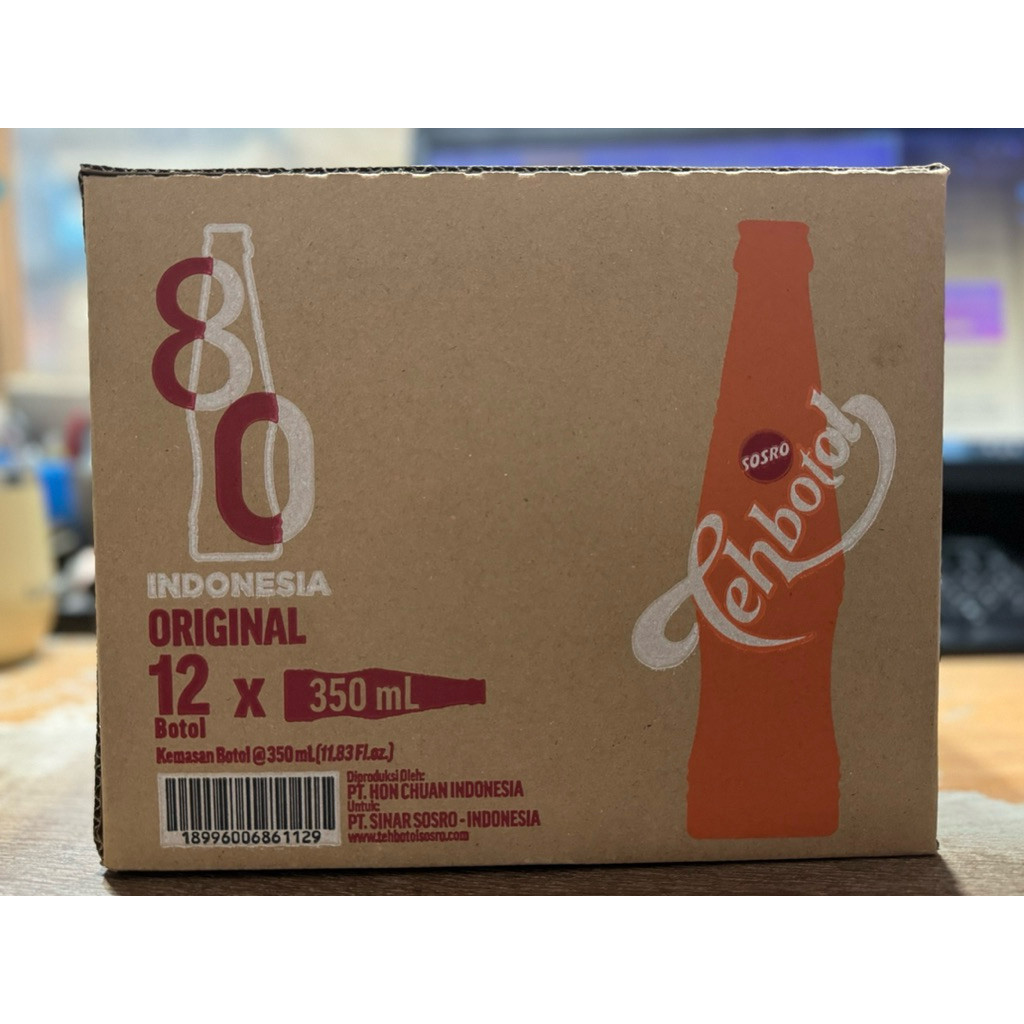 Jual Teh Botol Sosro 350 ml @ 12 botol / 1 dus | Shopee Indonesia