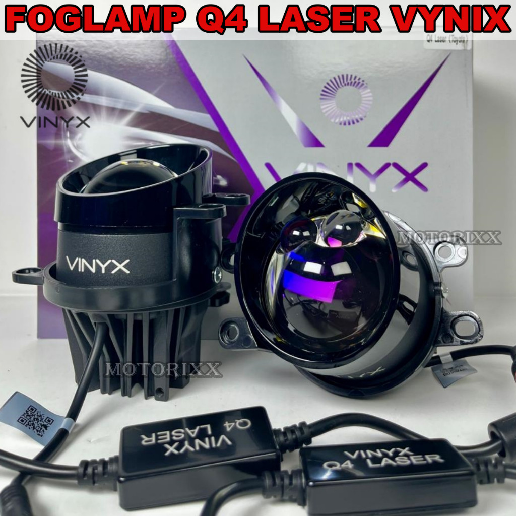 Jual ORIGINAL VINYX FOGLAMP BILED DOUBLE LASER Q4 LASER 3 INCHI LAMPU ...