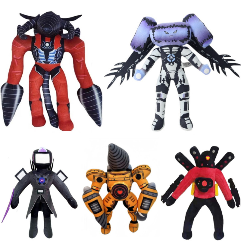 Jual Skibi Toilet Plush Toy Titans Drill Man Cameraman Tv Man Woman ...