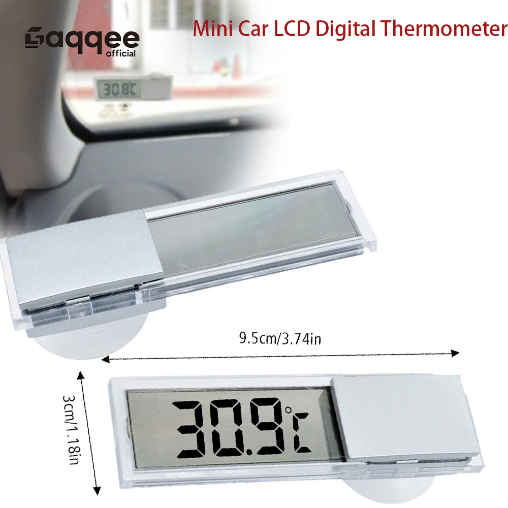 Jual Mini Car LCD Digital Thermometer Intelligent Temperature ...