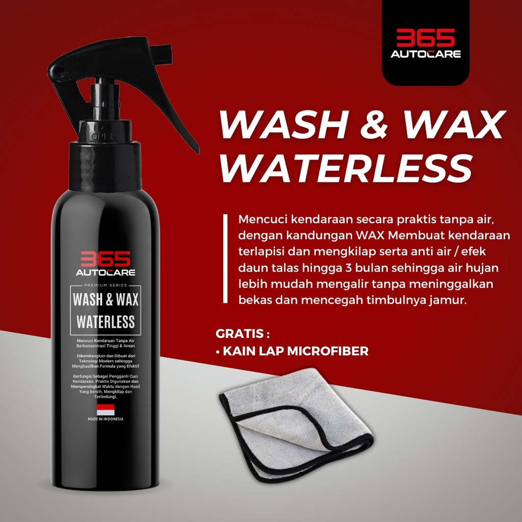 Jual Waterless Wash & Wax Cuci Mobil & Motor Tanpa Air – Perawatan ...