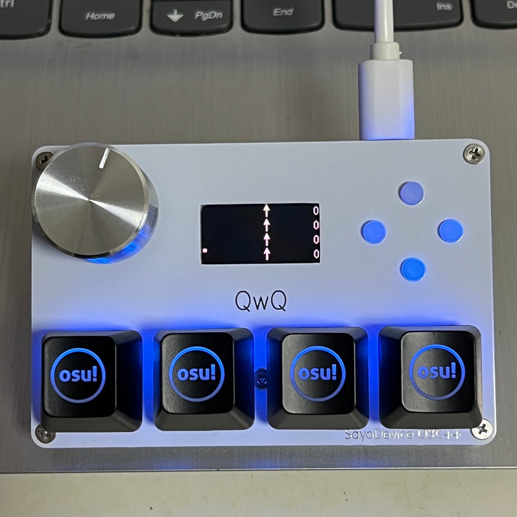 Jual 4+4 keys SayoDevice O3C++ OSU Rapid Trigger Magnetic Linear OUTEMU ...