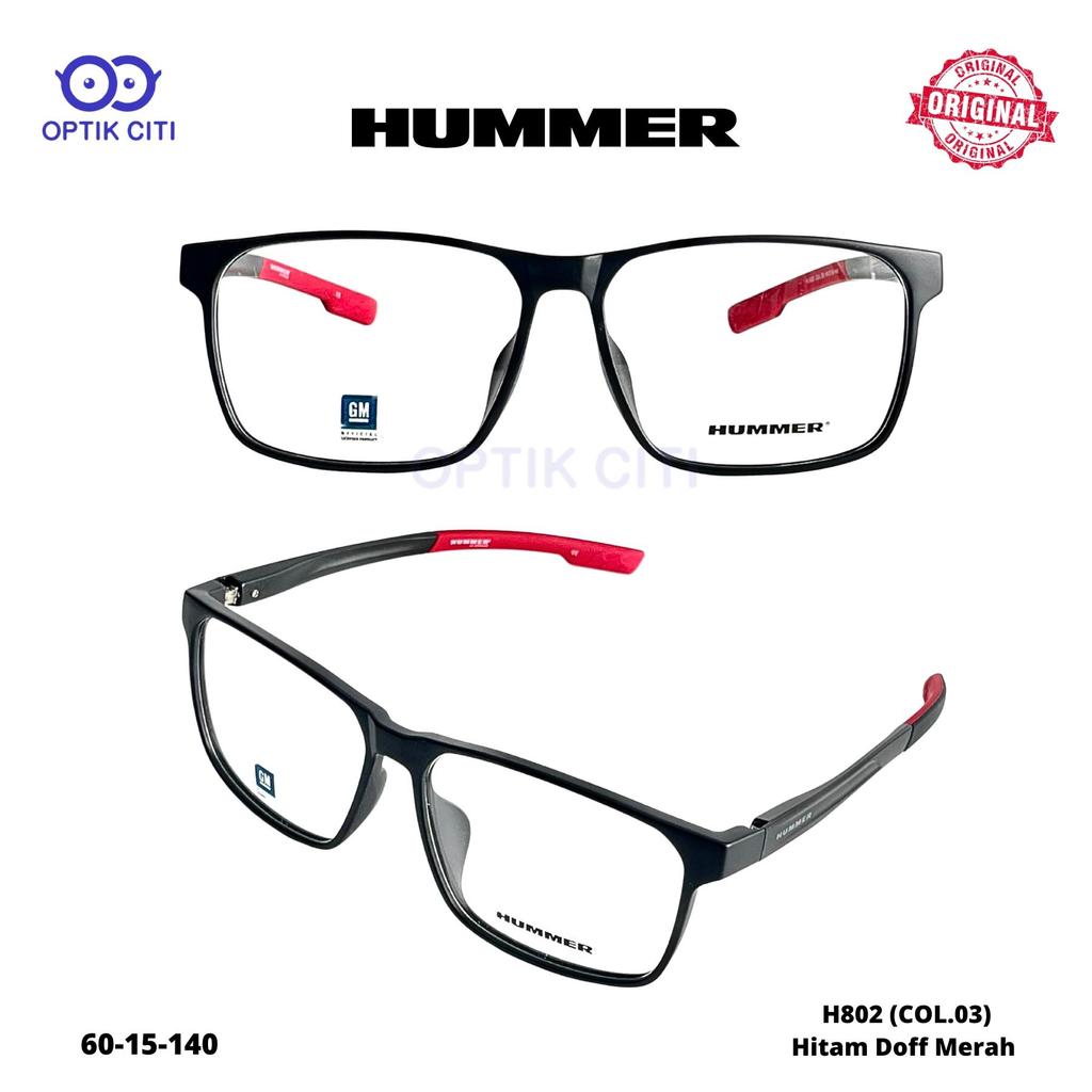 Jual Frame Kacamata Pria Size Lebar Hummer H 802 Kotak Ringan Original ...