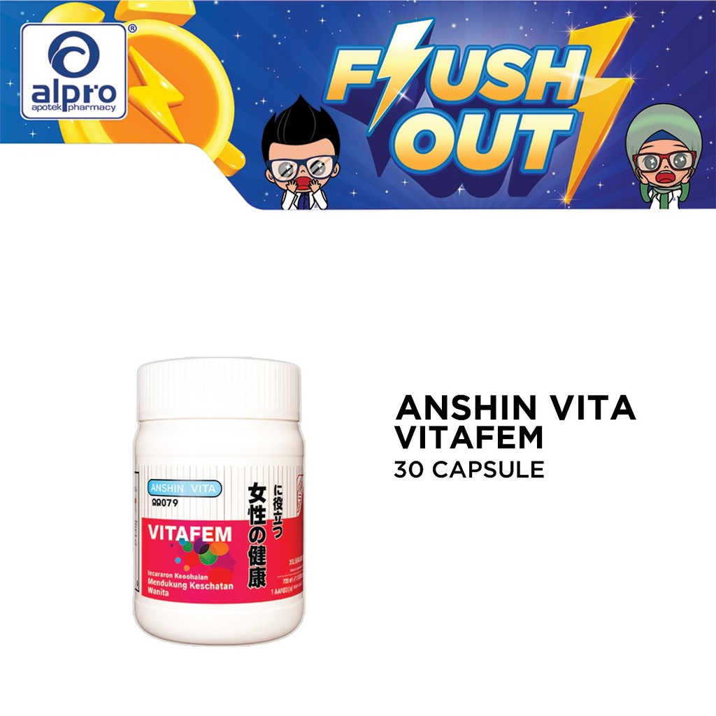 Jual Anshin Vita Vitafem 30 Tablet | Shopee Indonesia
