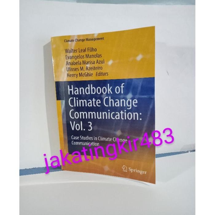 Jual buku fisik Handbook of Climate Change Communication: Vol. 3 ...