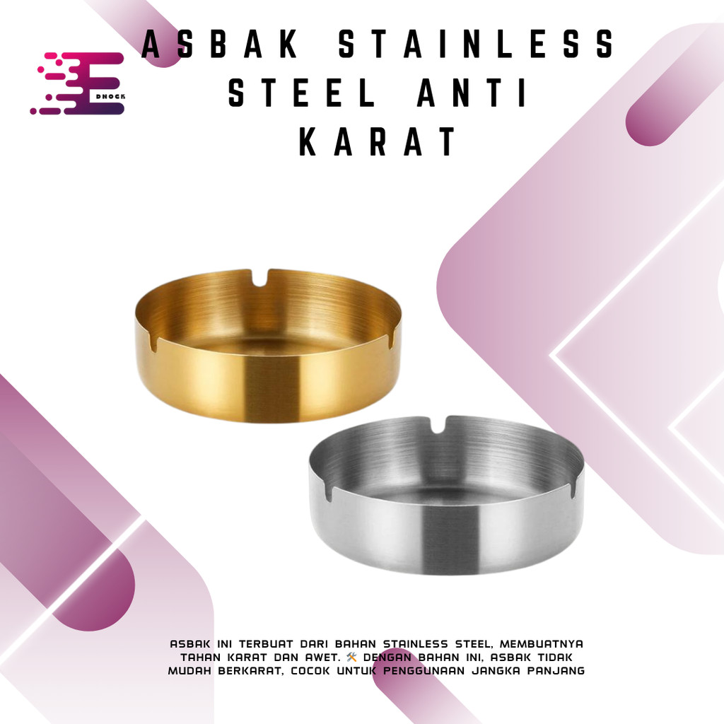 Jual Asbak Anti Karat Tahan Lama / Solusi Praktis untuk Rumah dan Cafe ...